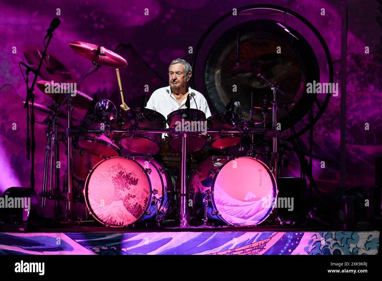 Nick Mason of Nick Mason's Saucerful of Secrets during the Set The ...