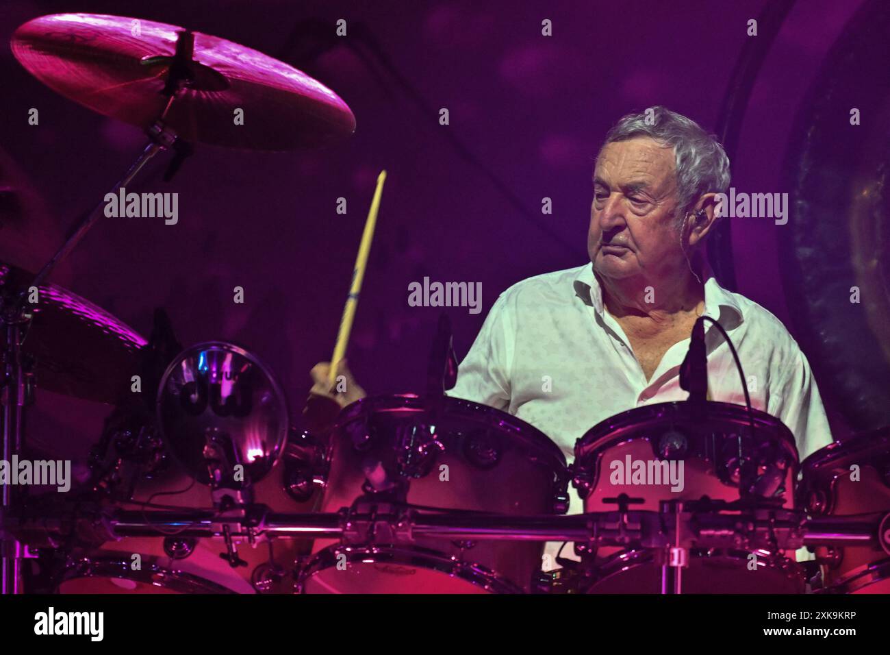 Nick Mason of Nick Mason's Saucerful of Secrets during the Set The ...