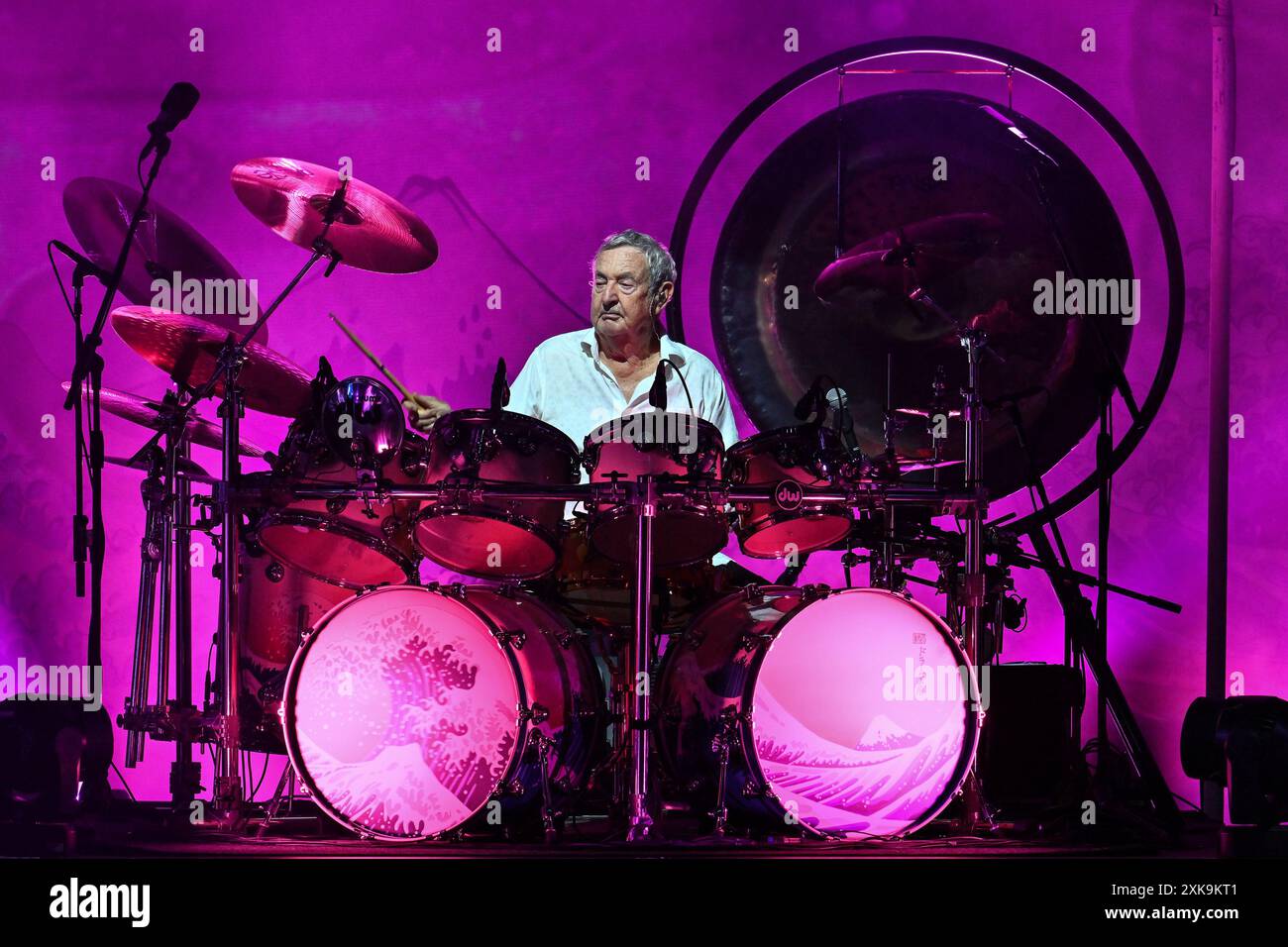 Nick Mason of Nick Mason's Saucerful of Secrets during the Set The ...