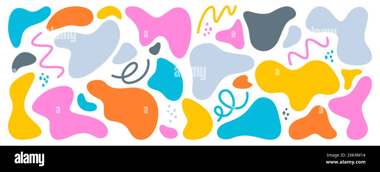 Amoeba irregular blob shape hi-res stock photography and images - Alamy