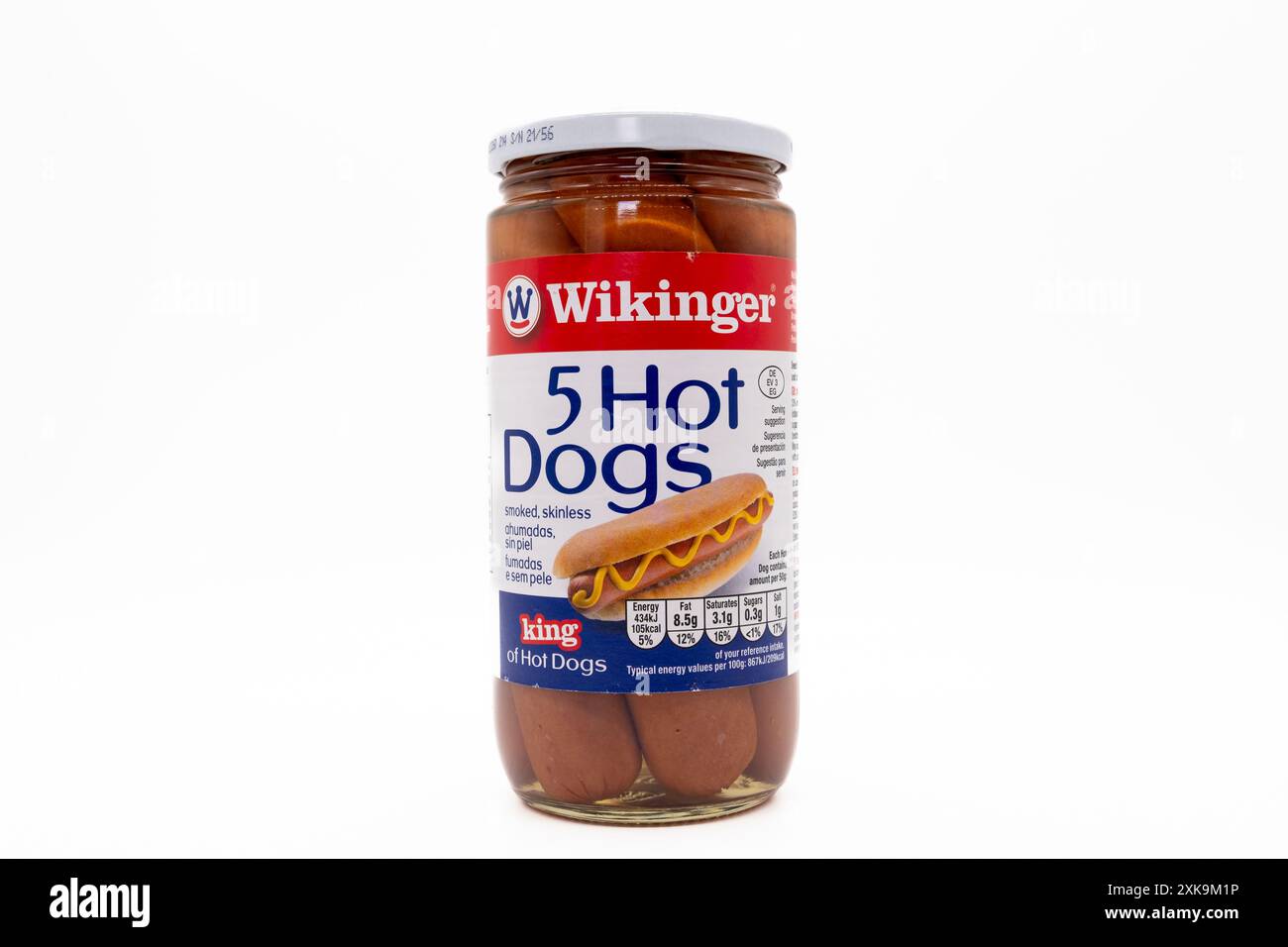 Irvine, Scotland, UK - June 17, 2024: Wikinger Germany branded 5 Hot ...