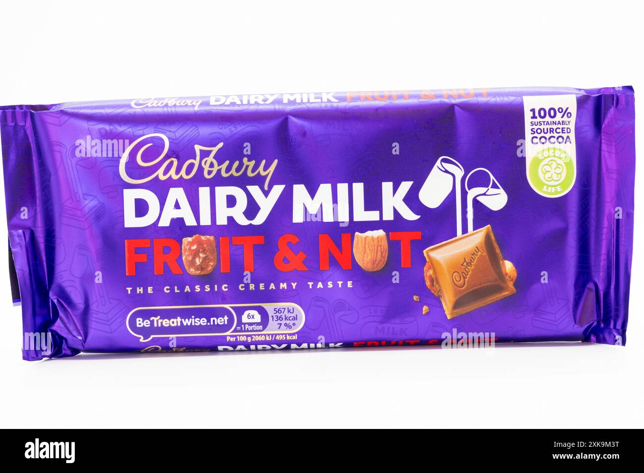 Irvine, Scotland, UK - June 17, 2024: Cadbury branded bar of chocolate ...