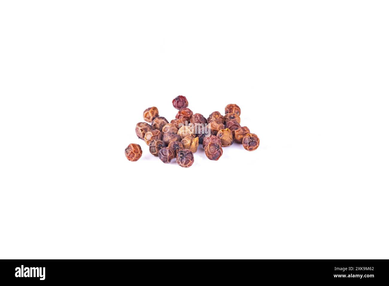 dry red kampot pepper isolated on white background Stock Photo - Alamy