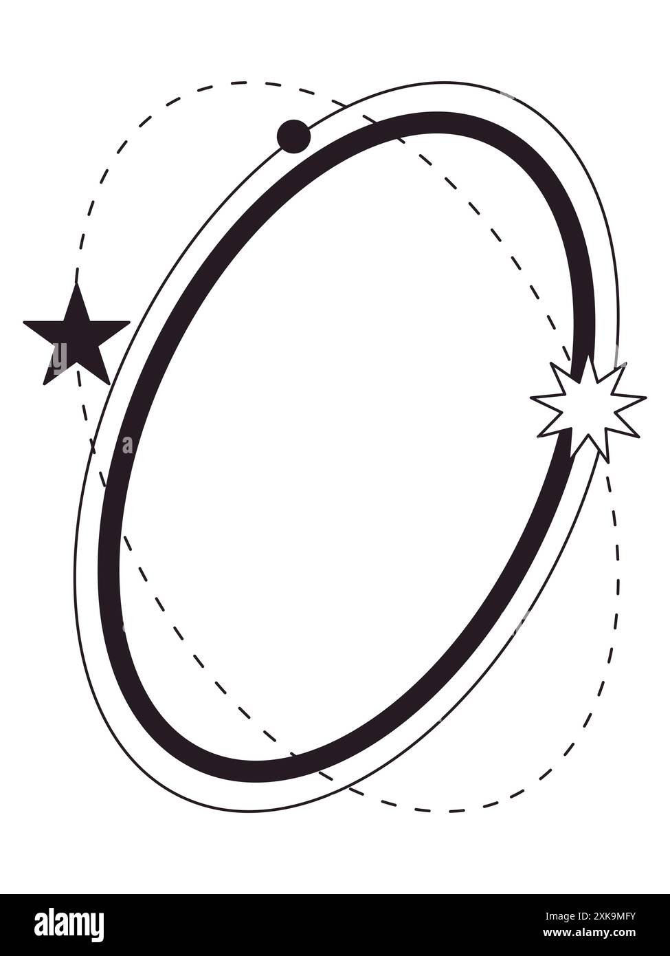 Decoration frame line monoline Stock Vector Images - Alamy