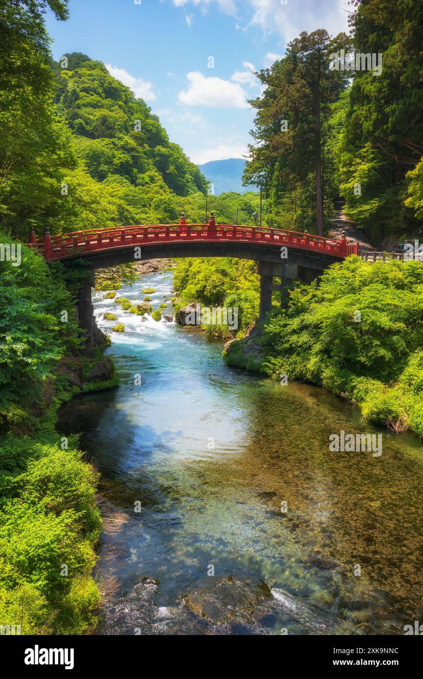 The Shinkyo Bridge, which is a sacred bridge at the entrance to Nikko’s ...
