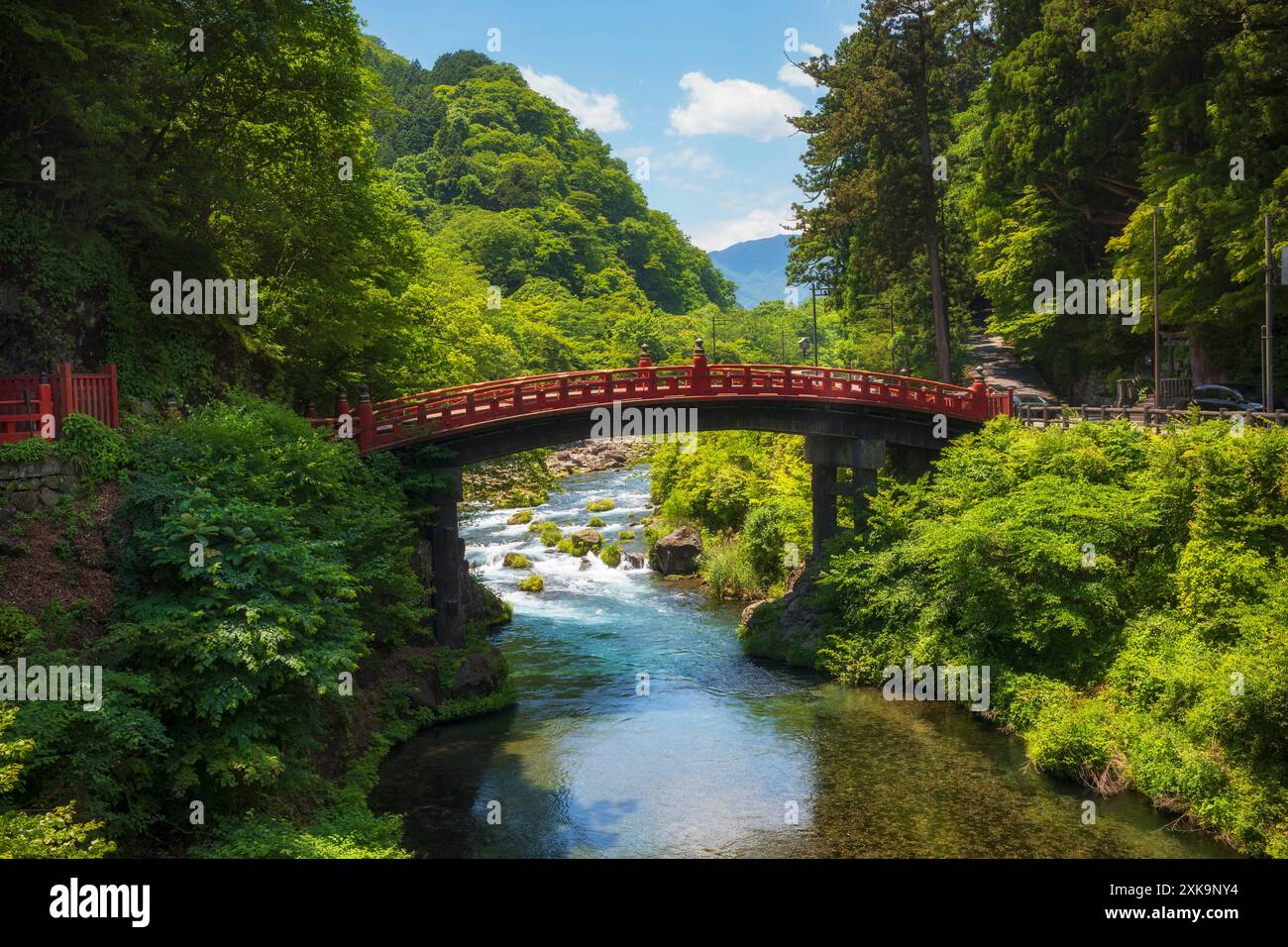 The Shinkyo Bridge, which is a sacred bridge at the entrance to Nikko’s ...