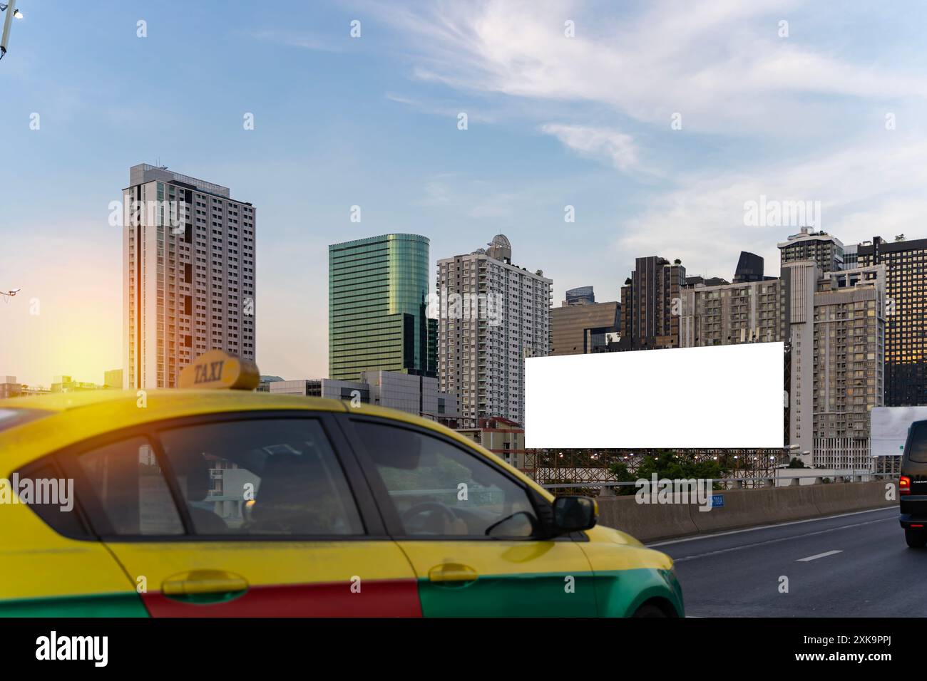 Outdoor advertising posters for city streets, large empty billboard ads ...