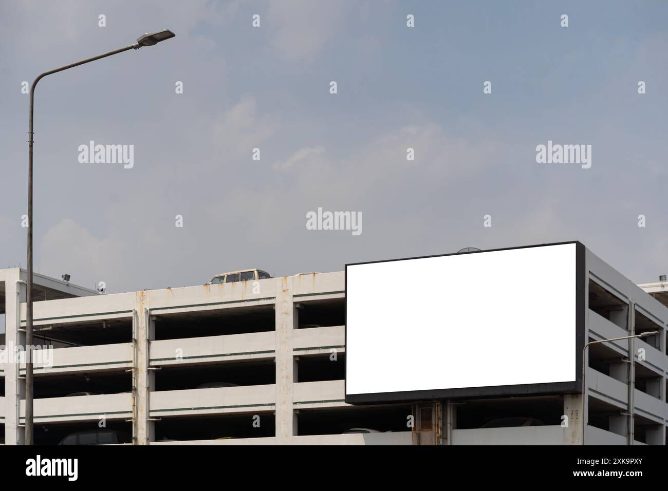 Blank Billboard On Building