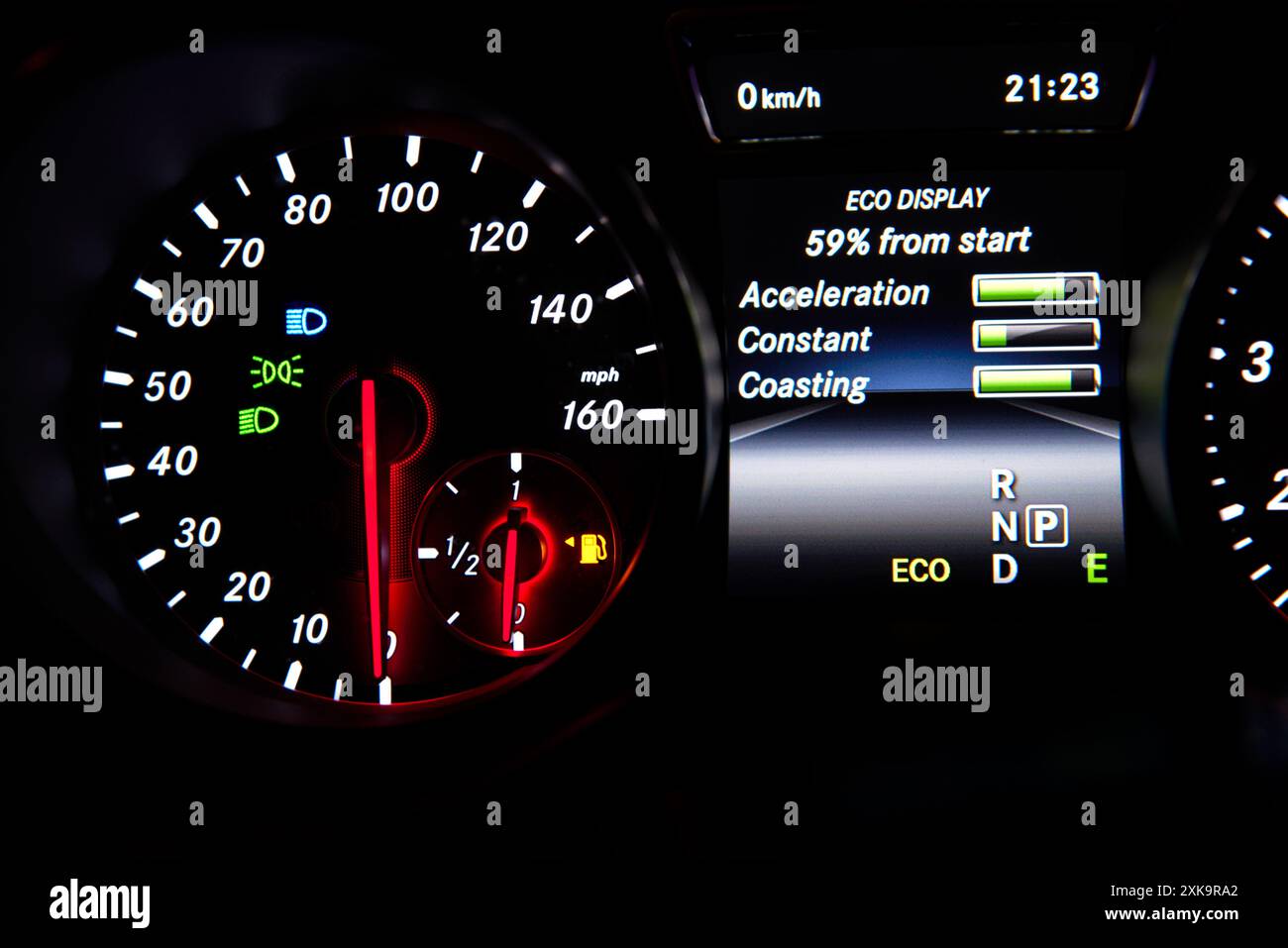 car dashboard speedometer Stock Photo - Alamy
