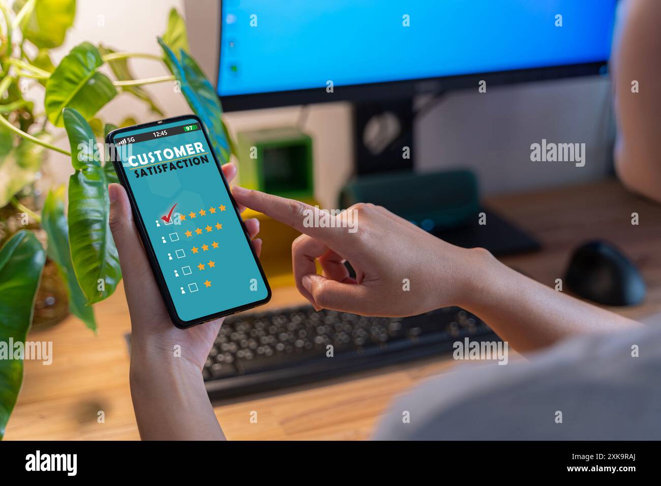 Consumer online review concepts with bubble people review comments and rating or feedback for ...