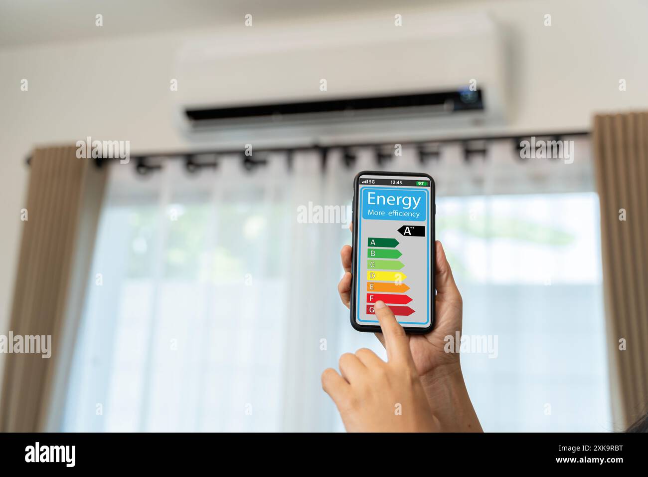 Energy efficiency rating and eco home renovation insulation performance, low consumption ...