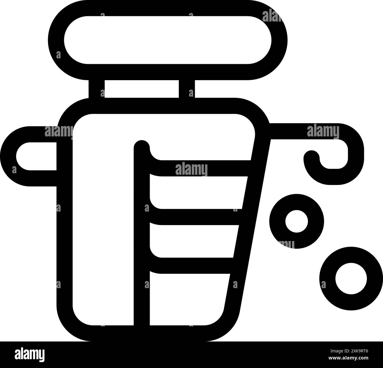 Line icon of a car engine overheating, indicating a depletion of ...