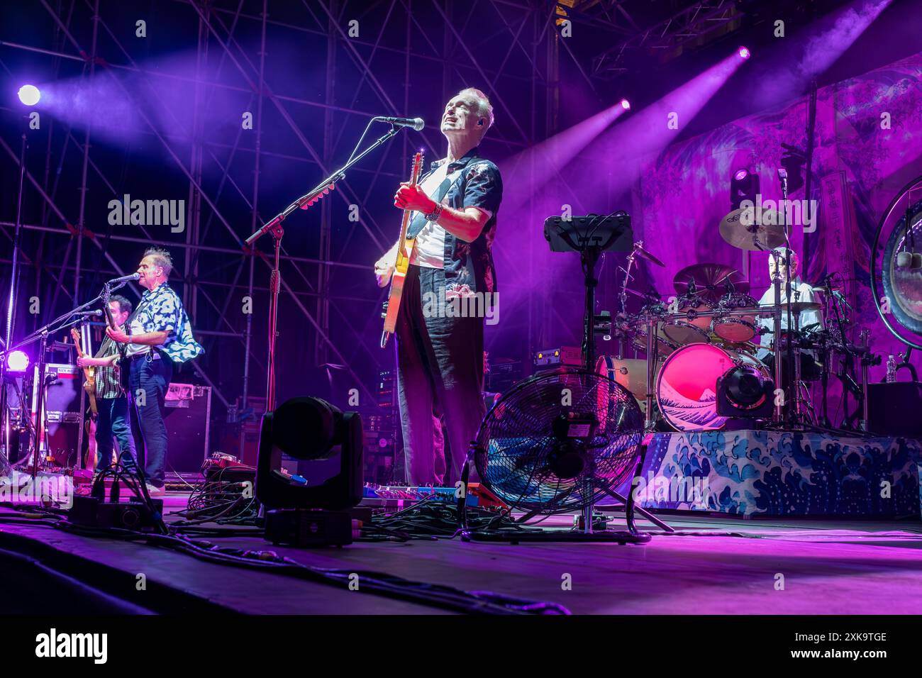 Nick Mason Saucerful of Secrets band during their live performs with ...