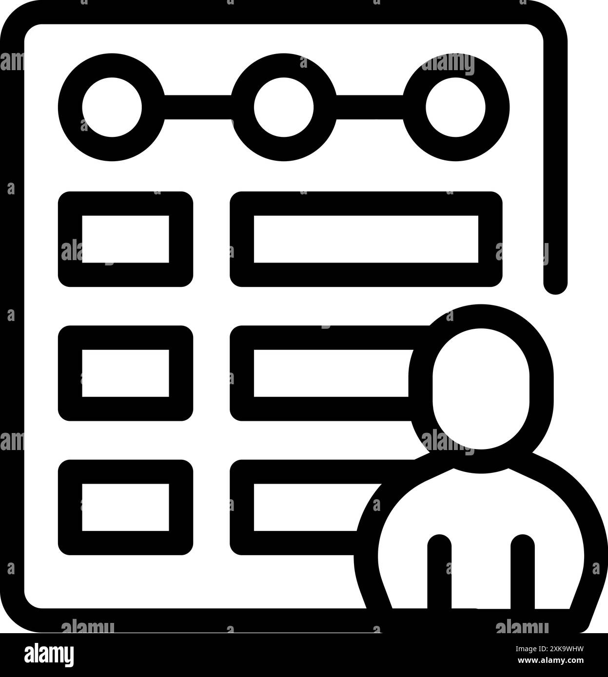 Project management gantt chart Black and White Stock Photos & Images ...