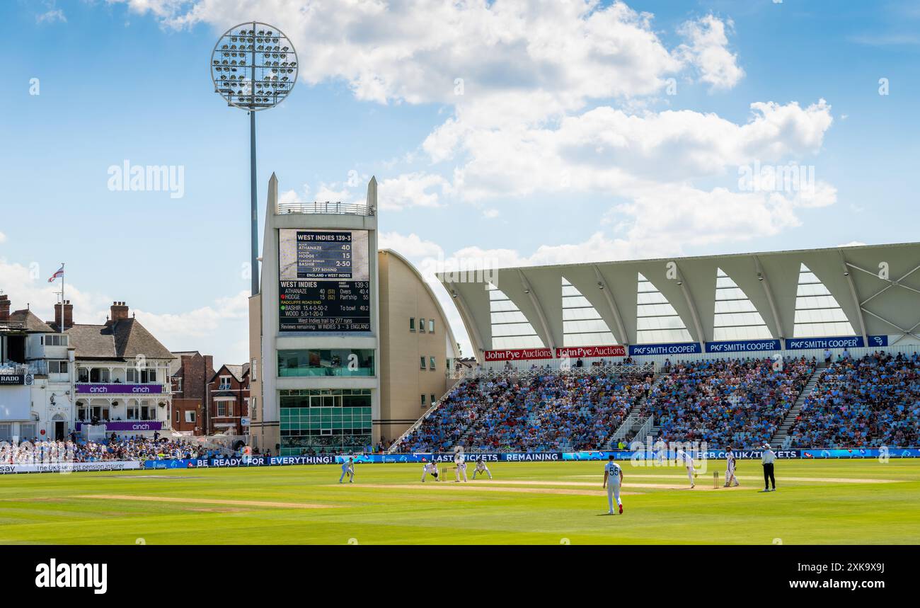 General scene at Trent Bridge Nottingham on day two of the 2nd Test ...