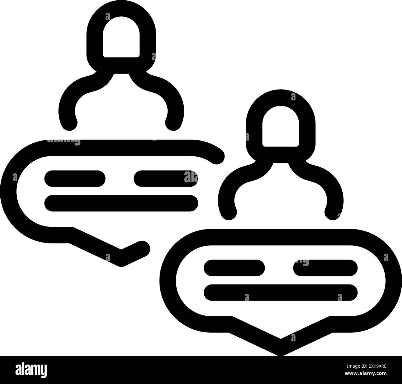 Two people using mobile Black and White Stock Photos & Images - Alamy