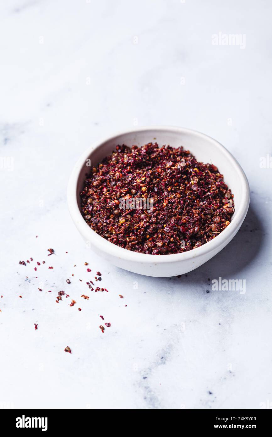 Dry red spice sumac - popular ingredient in Middle Eastern cuisine ...