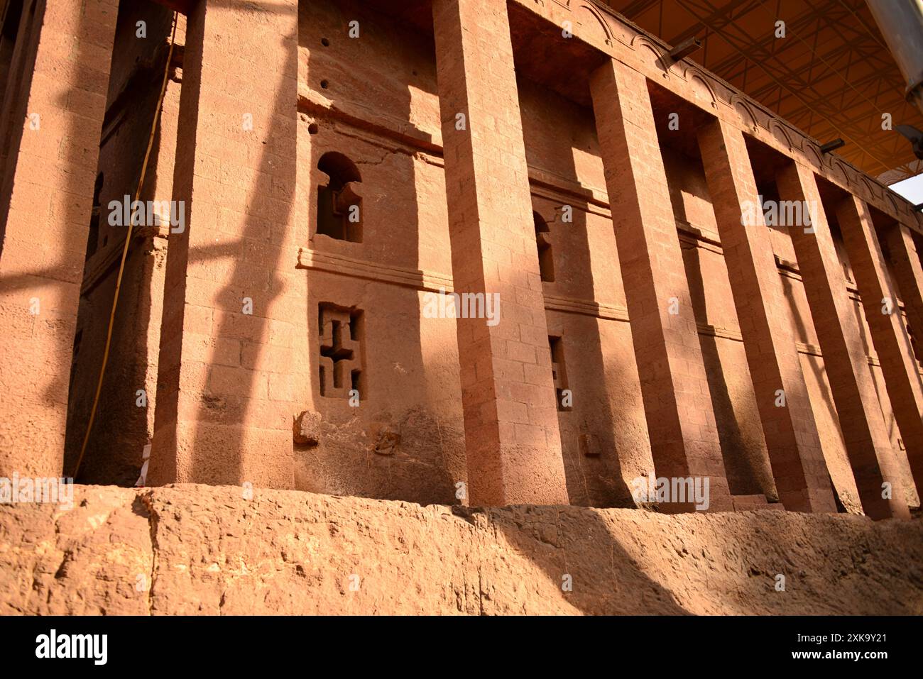 Ethiopia.Lalibela ,northern Ethiopia famous for its monolithic rock ...