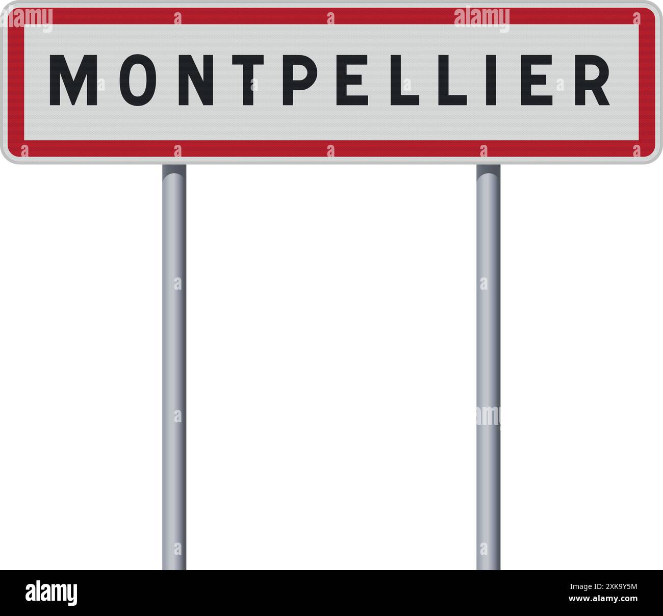 Boundary poles Stock Vector Images - Alamy