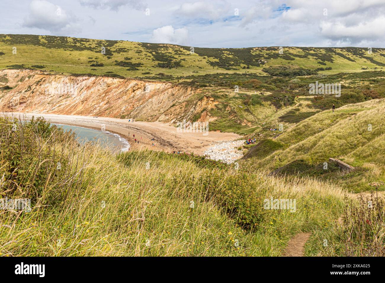 Worbarrow Bay is a large broad & shallow bay to the east of Lulworth ...