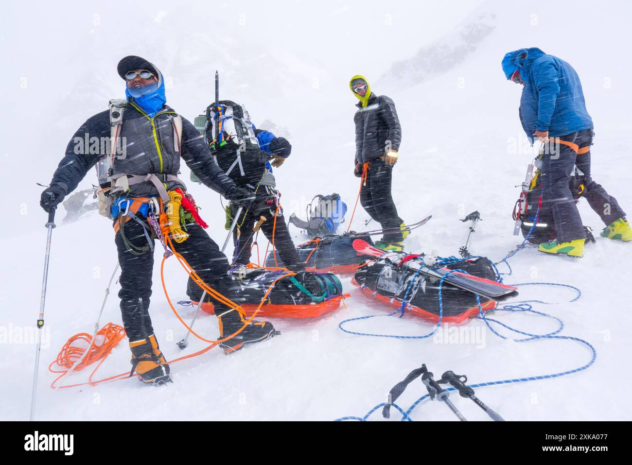 A Rescue Crew in a storm on itÃ¢â‚¬â„¢s way to a patient on Mount ...