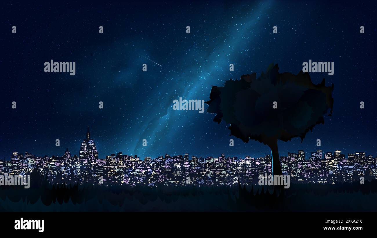 Starry night sky high resolution hi-res stock photography and images ...