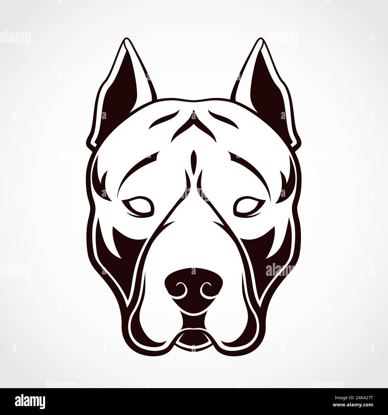 Pitbull logo hi-res stock photography and images - Alamy