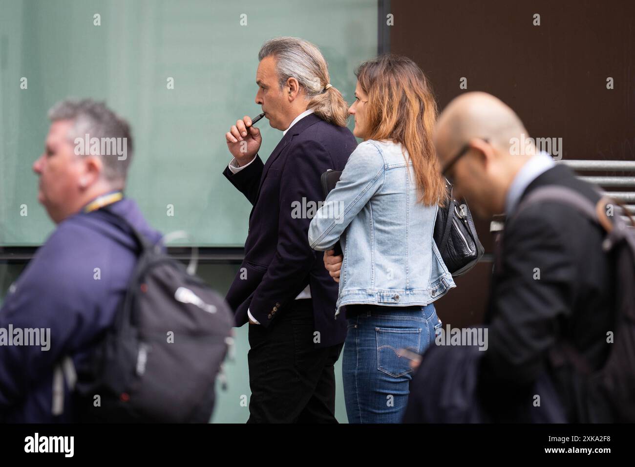 Peter Kandalaft arriving at Westminster Magistrates' Court, central ...