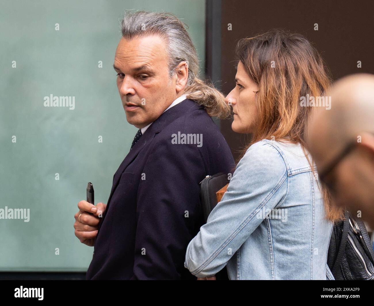 Peter Kandalaft arriving at Westminster Magistrates' Court, central ...