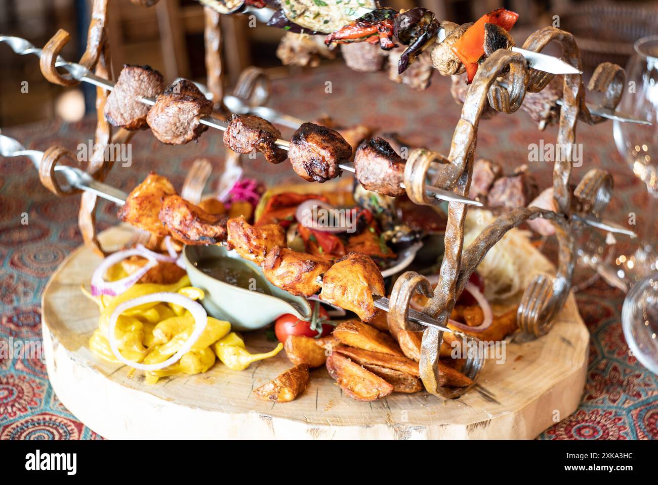 Georgian mtsvadi hi-res stock photography and images - Alamy