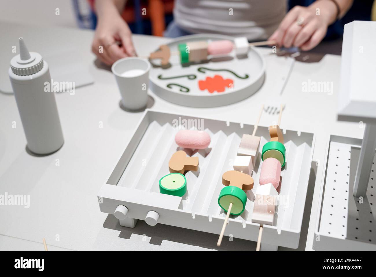 London UK. 22nd July 2024. Museum of the Home C Rooms Through Time. A ...