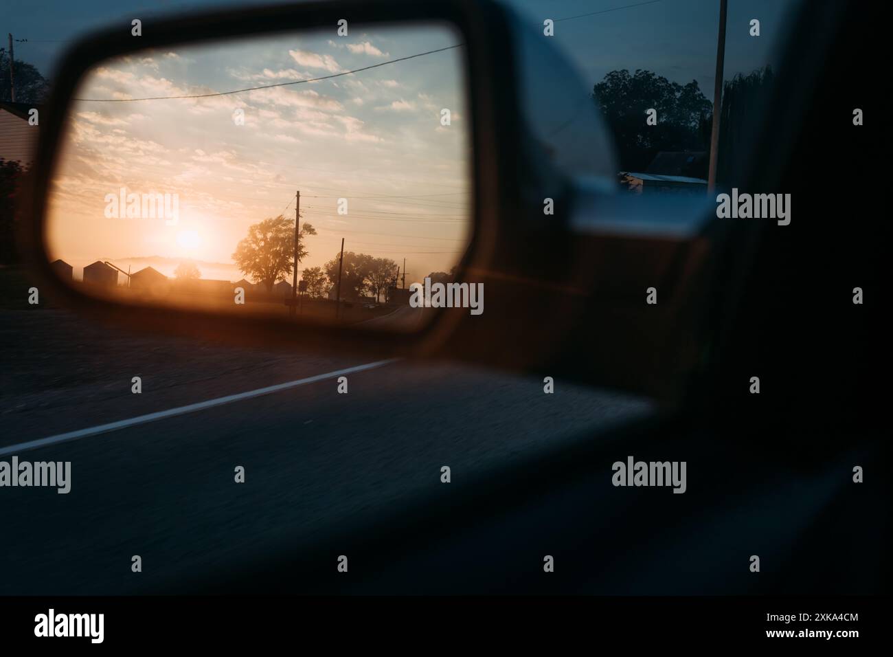 Backward driving view hi-res stock photography and images - Alamy