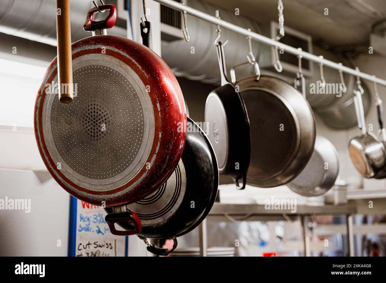 Hanging from hooks hi-res stock photography and images - Alamy