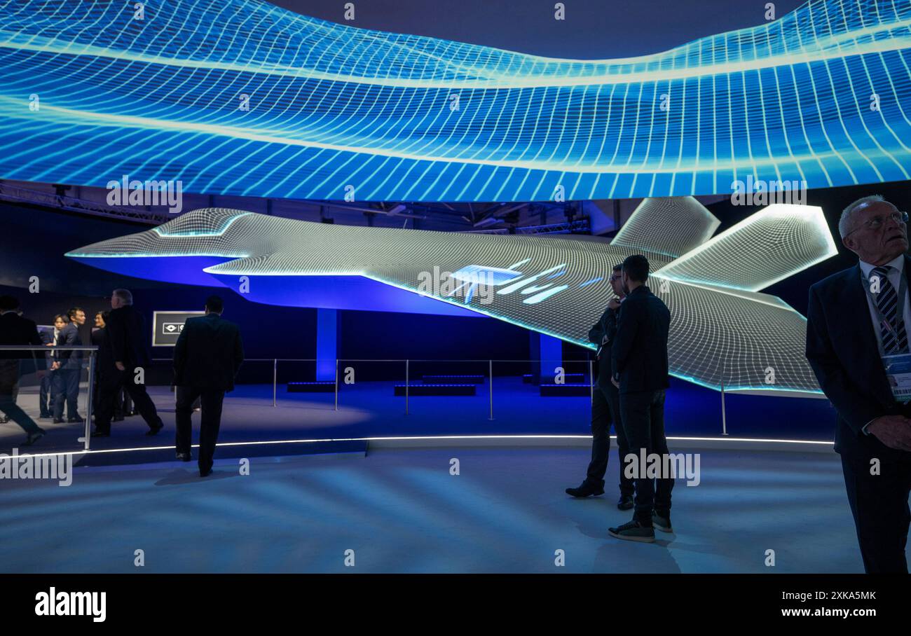 Farnborough, England, UK. 22nd July, 2024. The Farnborough International Airshow runs from 22-26 ...