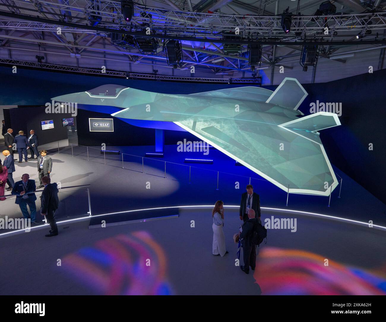 Farnborough, England, UK. 22nd July, 2024. The Farnborough International Airshow runs from 22-26 ...