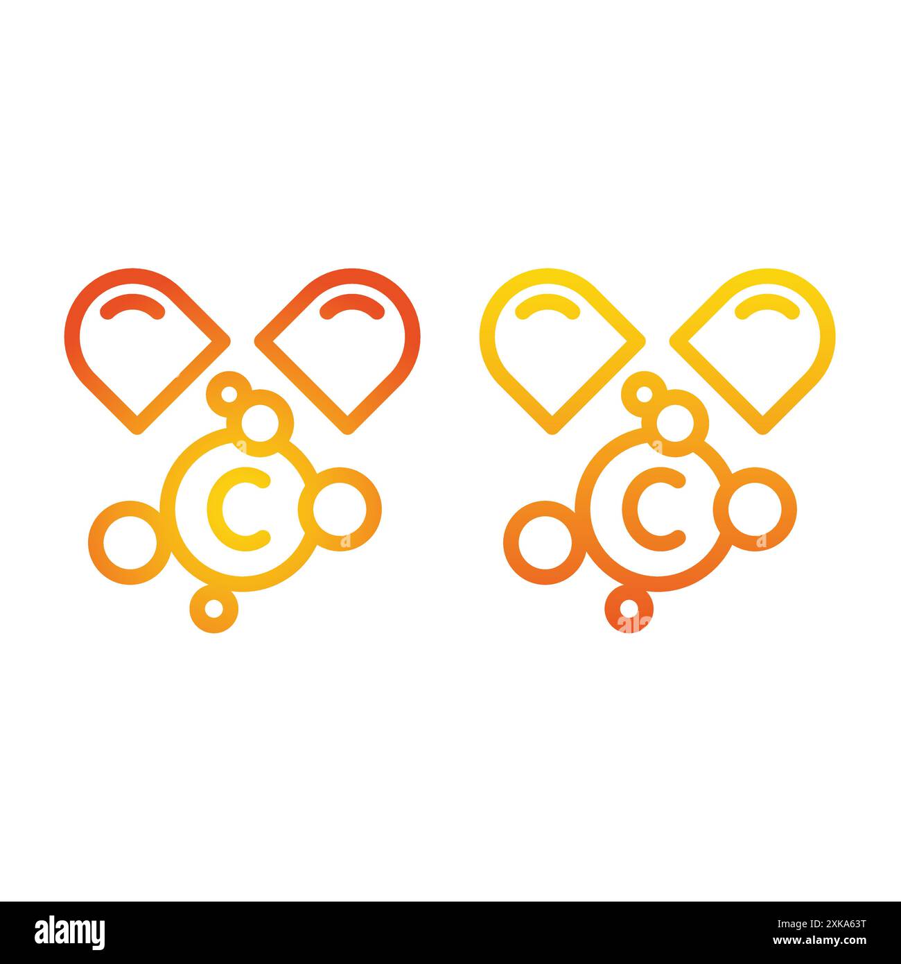 Vitamin c capsule line icon. Drug, pill or medication vector Stock ...