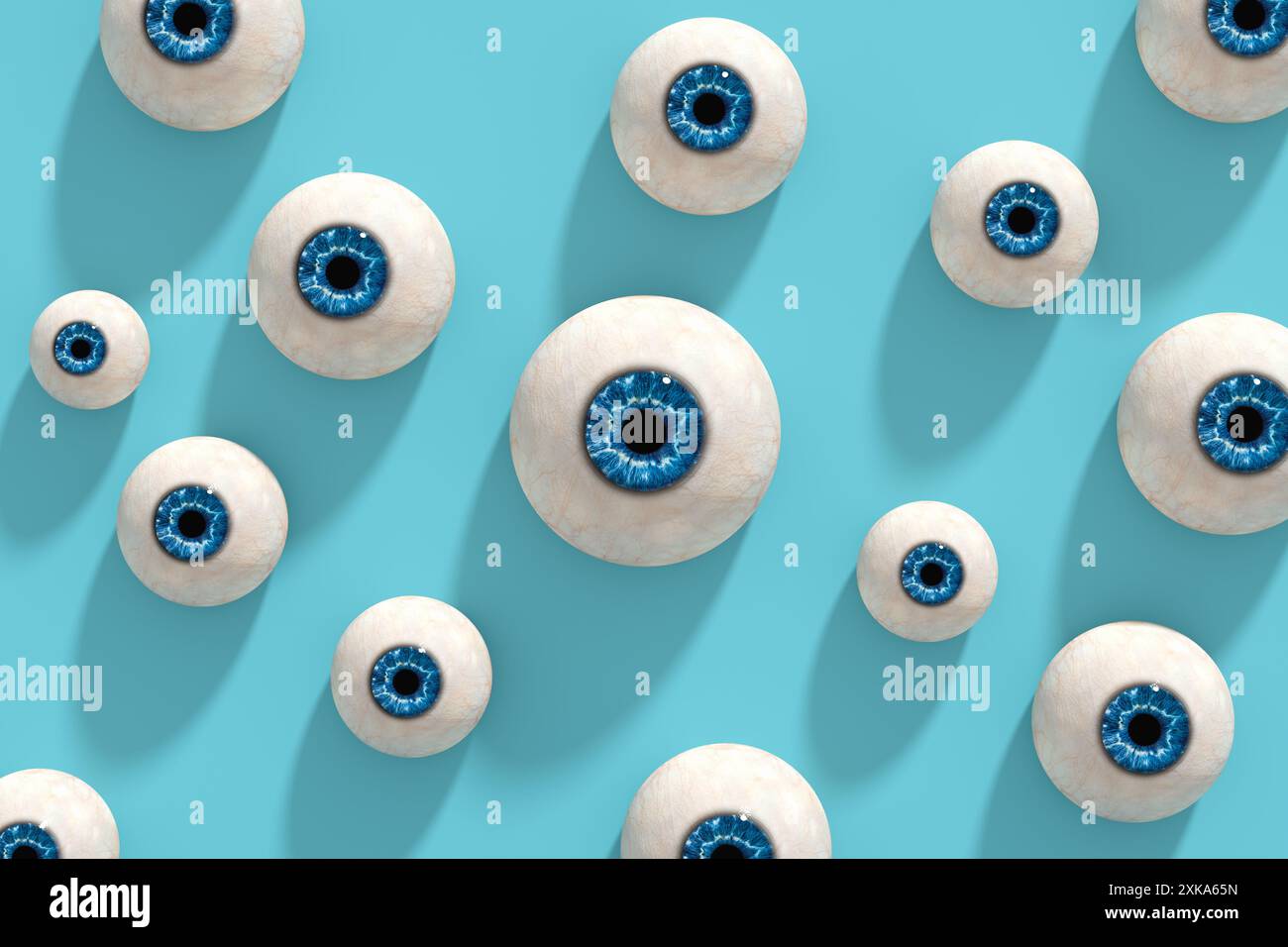 Big brother is watching, surveillance, security and control concept ...