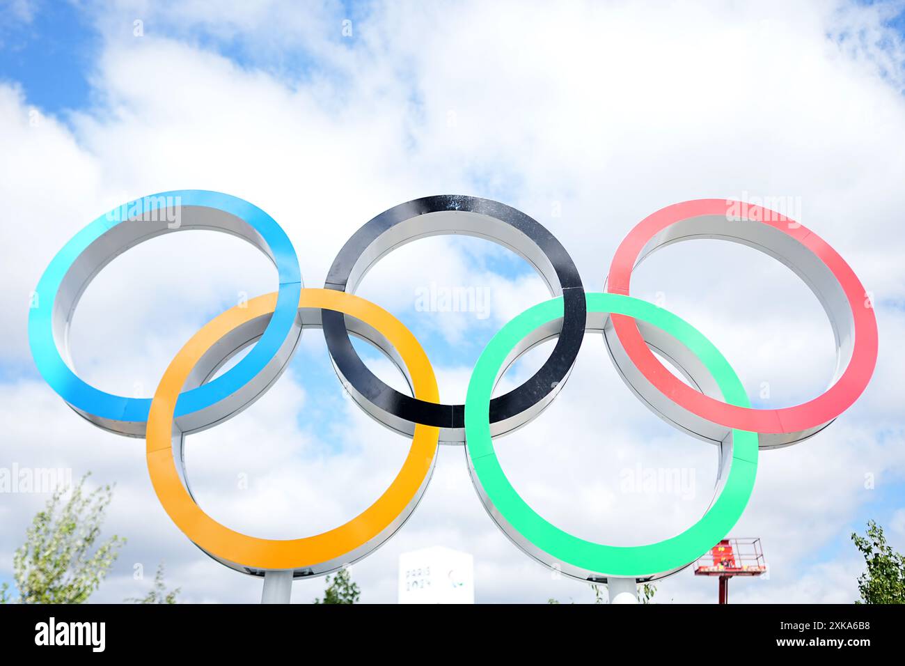 Paris, France. 22nd July, 2024. Before the Summer Olympics, Paris 2024 ...