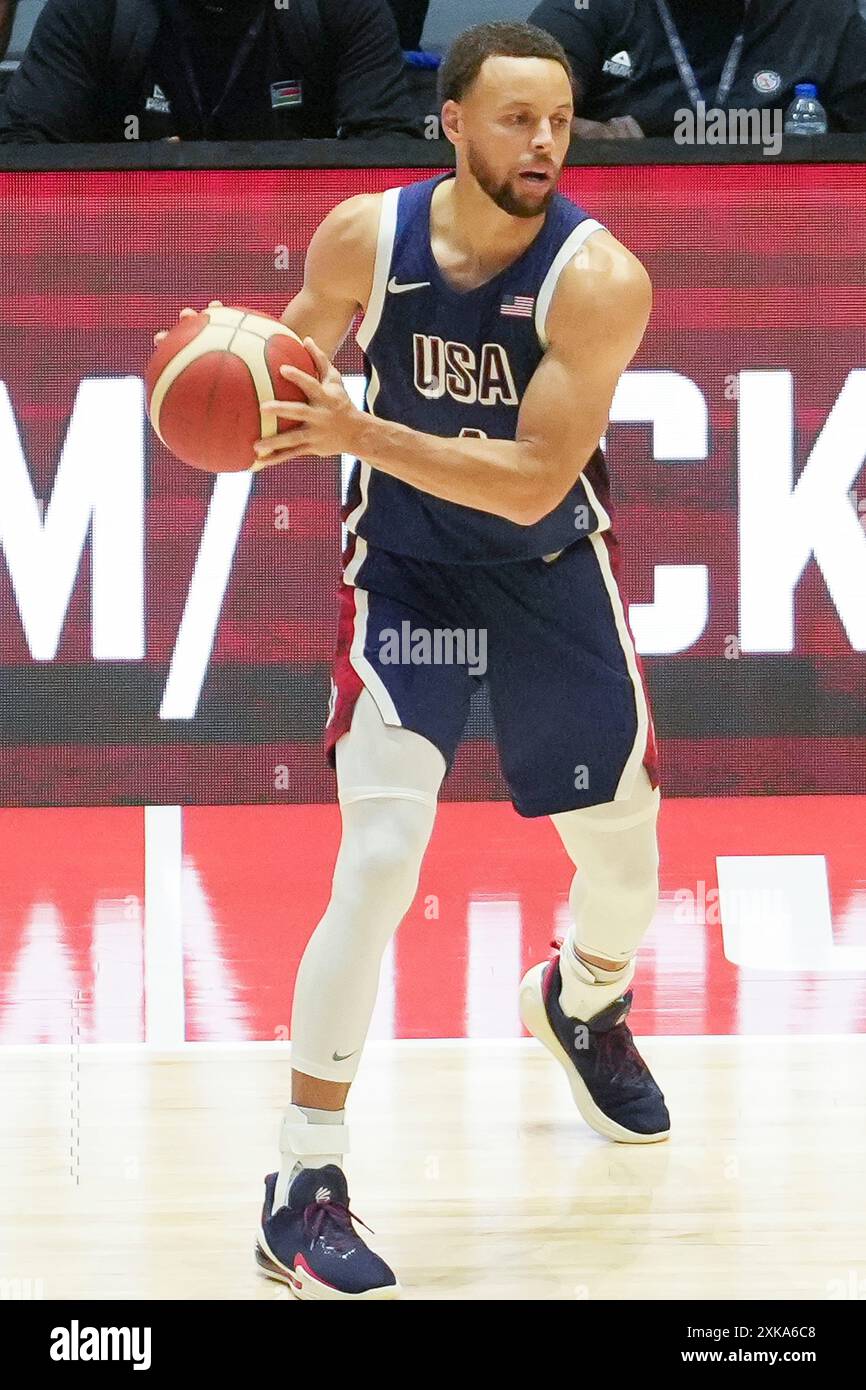 Stephen Curry of Team Usa during the International Friendly basketball ...