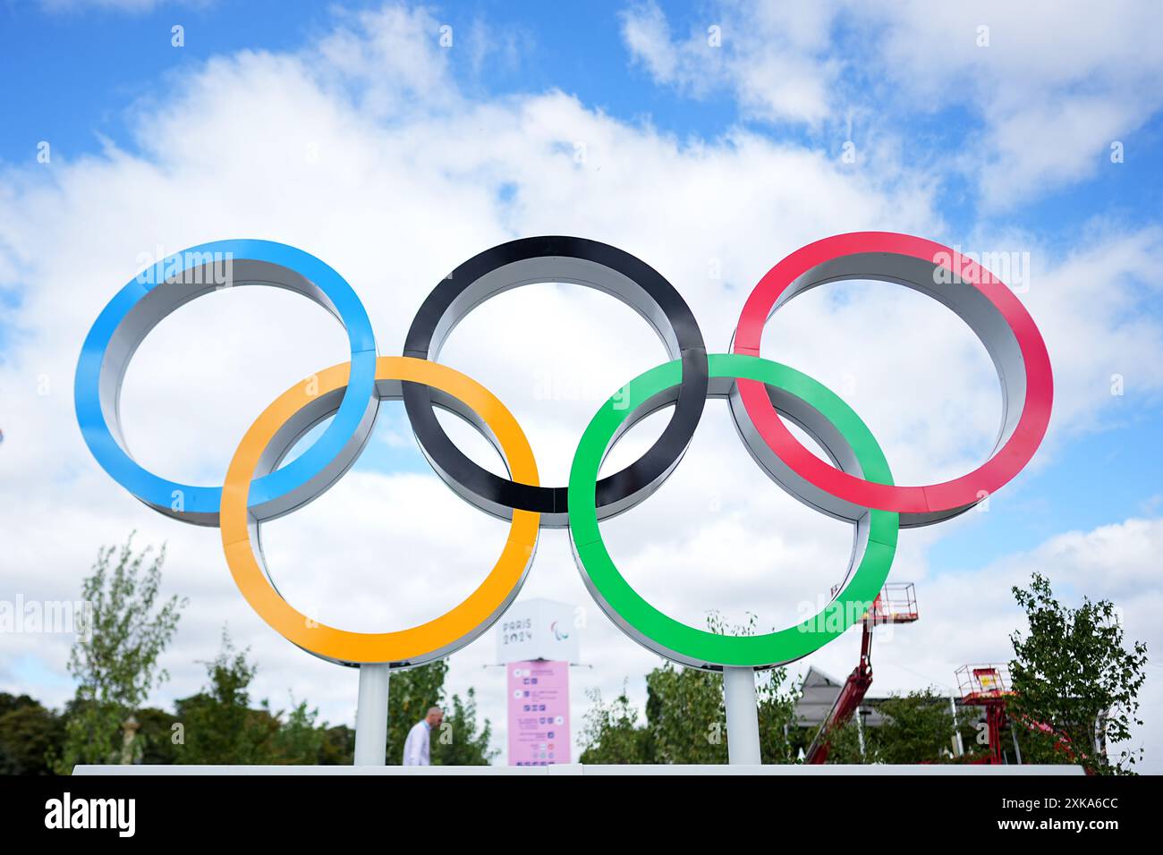 Paris, France. 22nd July, 2024. Before the Summer Olympics, Paris 2024 ...