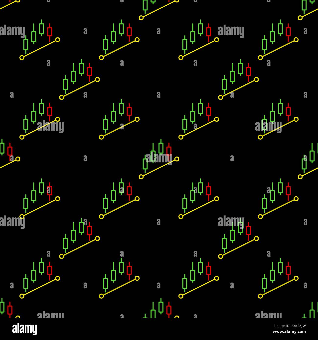 Candlestick charts formation vector concept linear seamless pattern Stock Vector Image & Art - Alamy