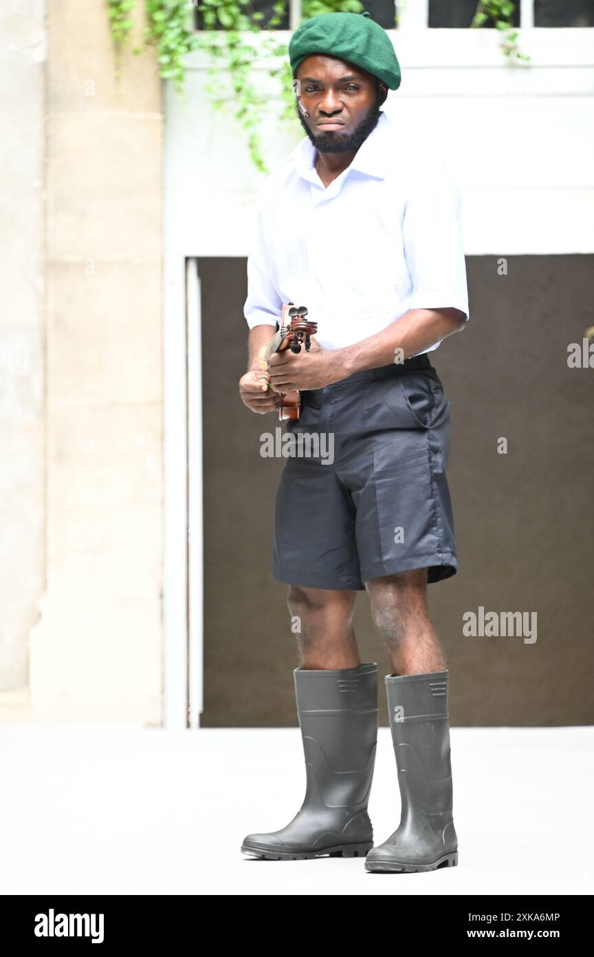 Festival d'Avignon IN 2024 "Trace...", a show by Michael Disanka and ...