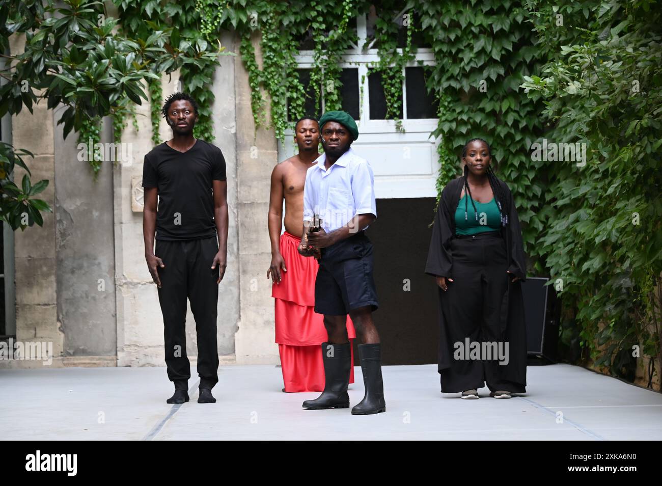 Festival d'Avignon IN 2024 "Trace...", a show by Michael Disanka and ...