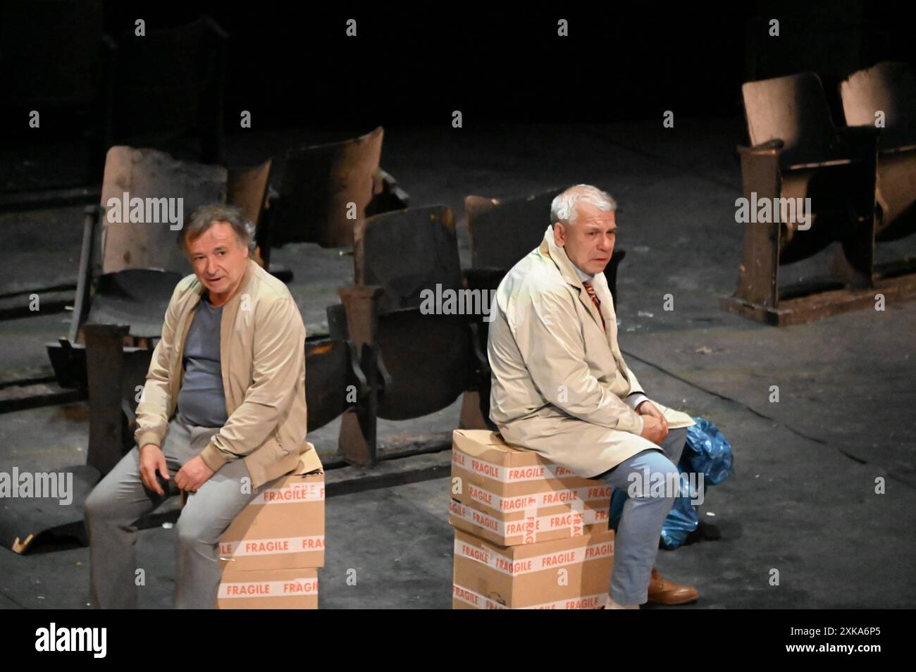 Festival d'Avignon OFF 2024 "Lazzi", a play starring Philippe Torreton ...