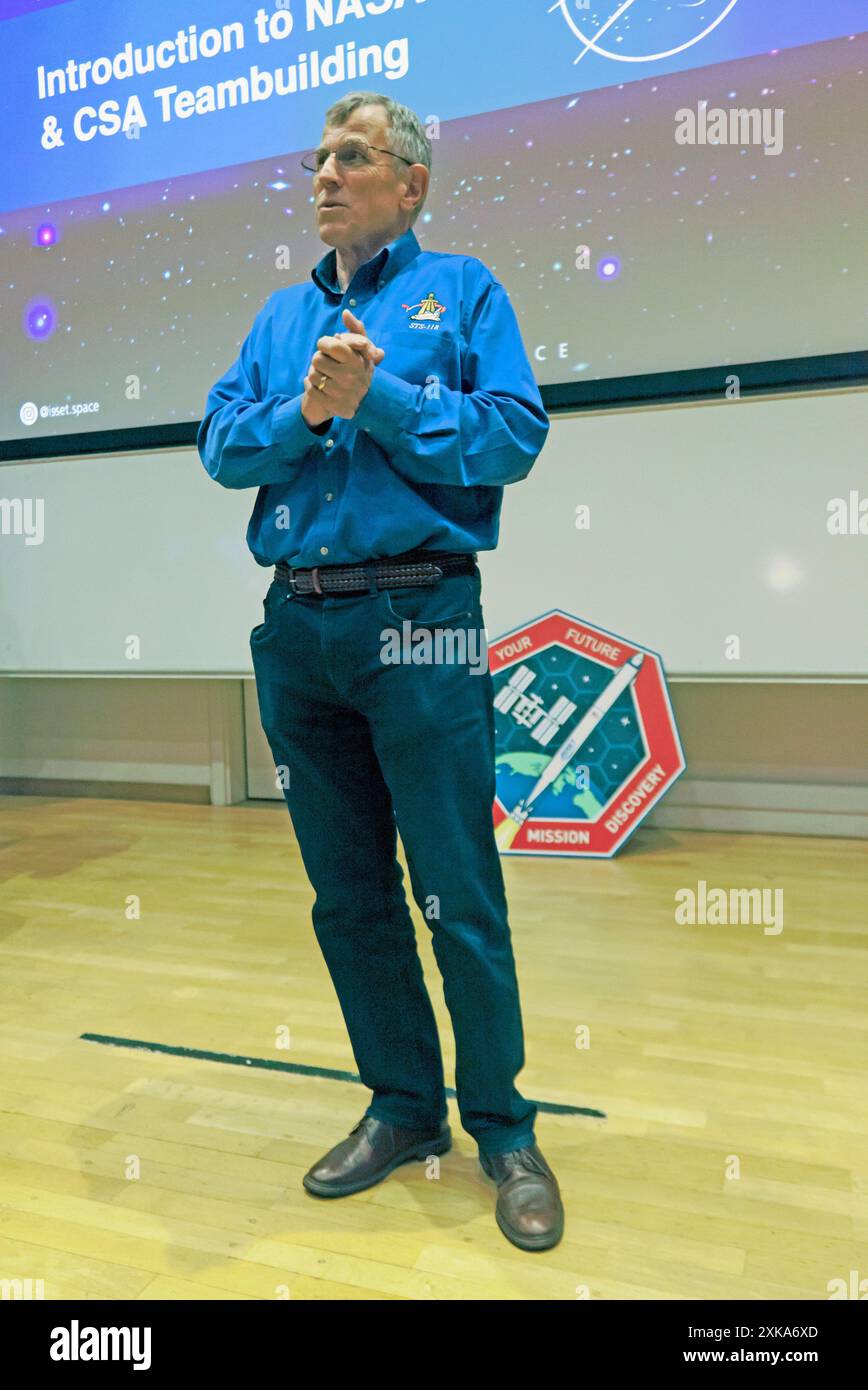 "David" Williams, Retired Canadian Space Agency Astronaut, addresses ...