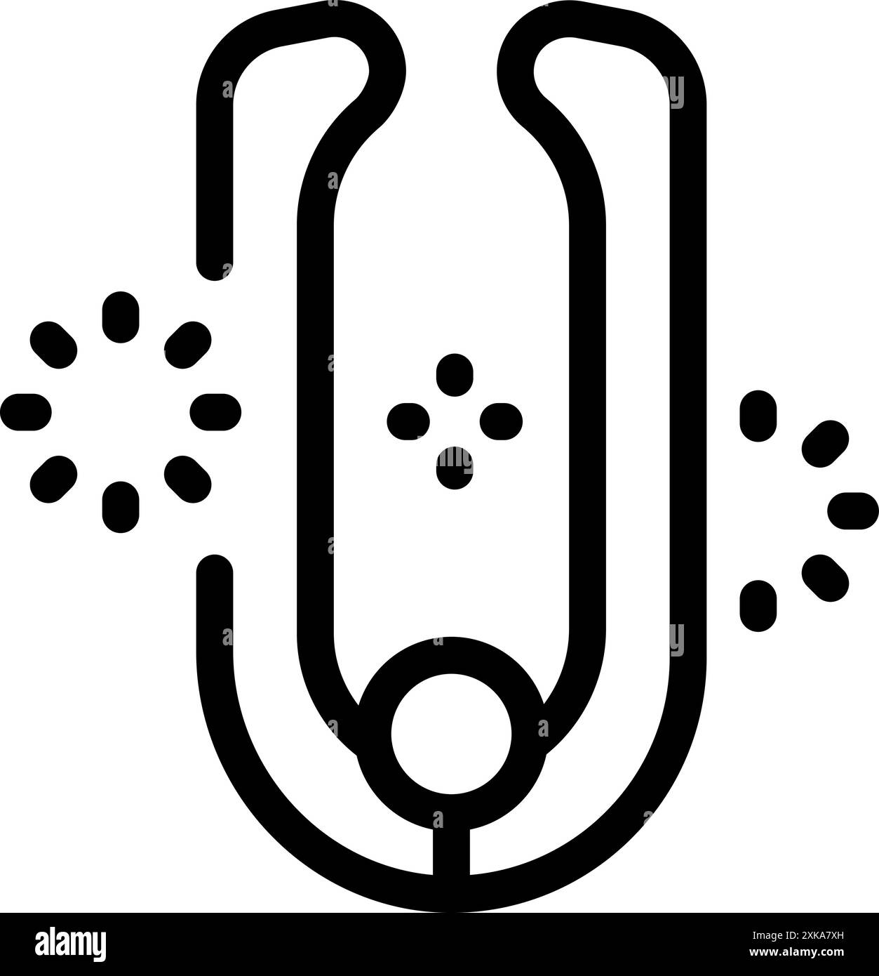 Pinball machine flippers launching ball with lights icon. Outline ...