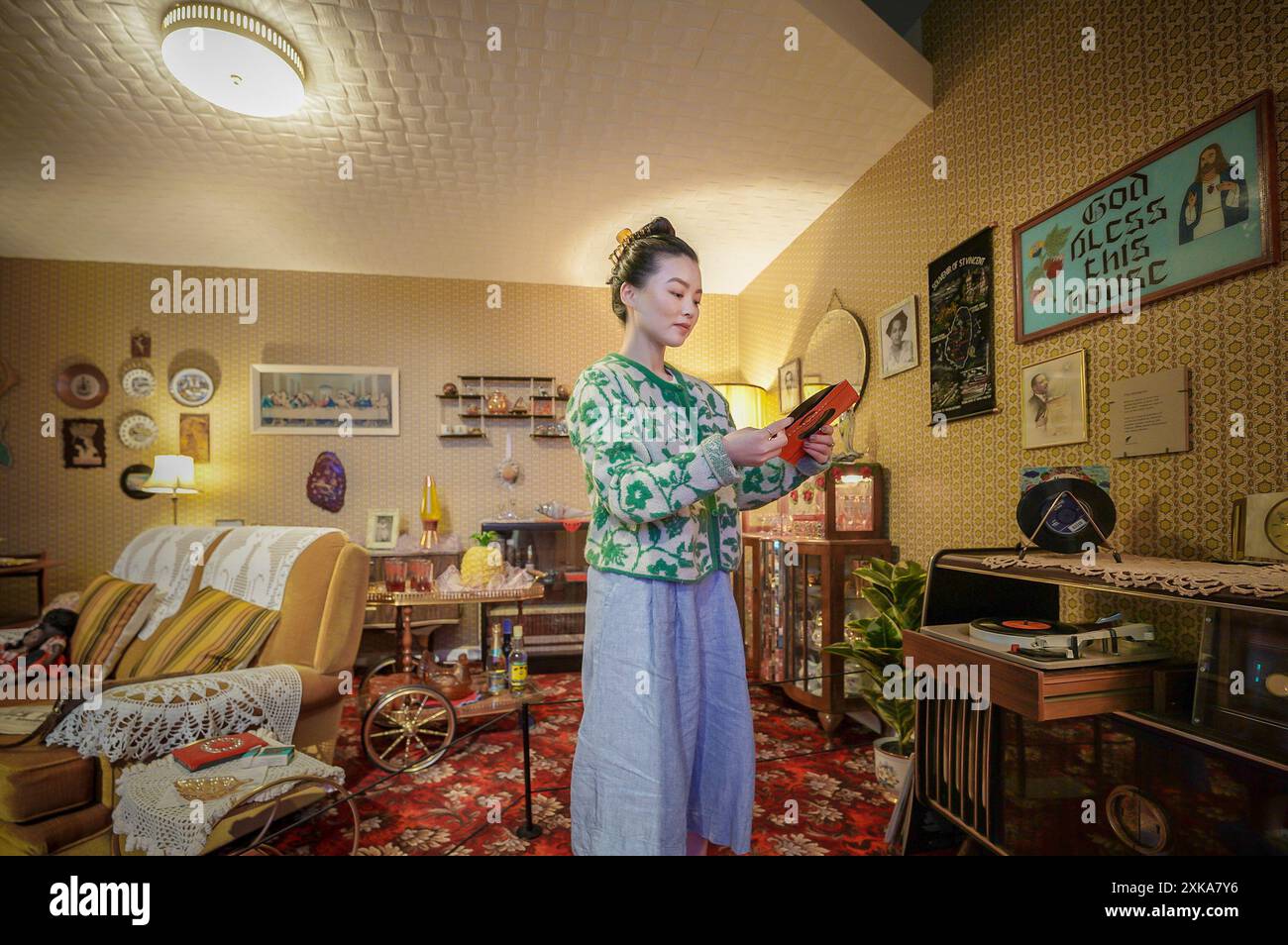 London UK. 22nd July 2024. Museum of the Home C Rooms Through Time. A ...