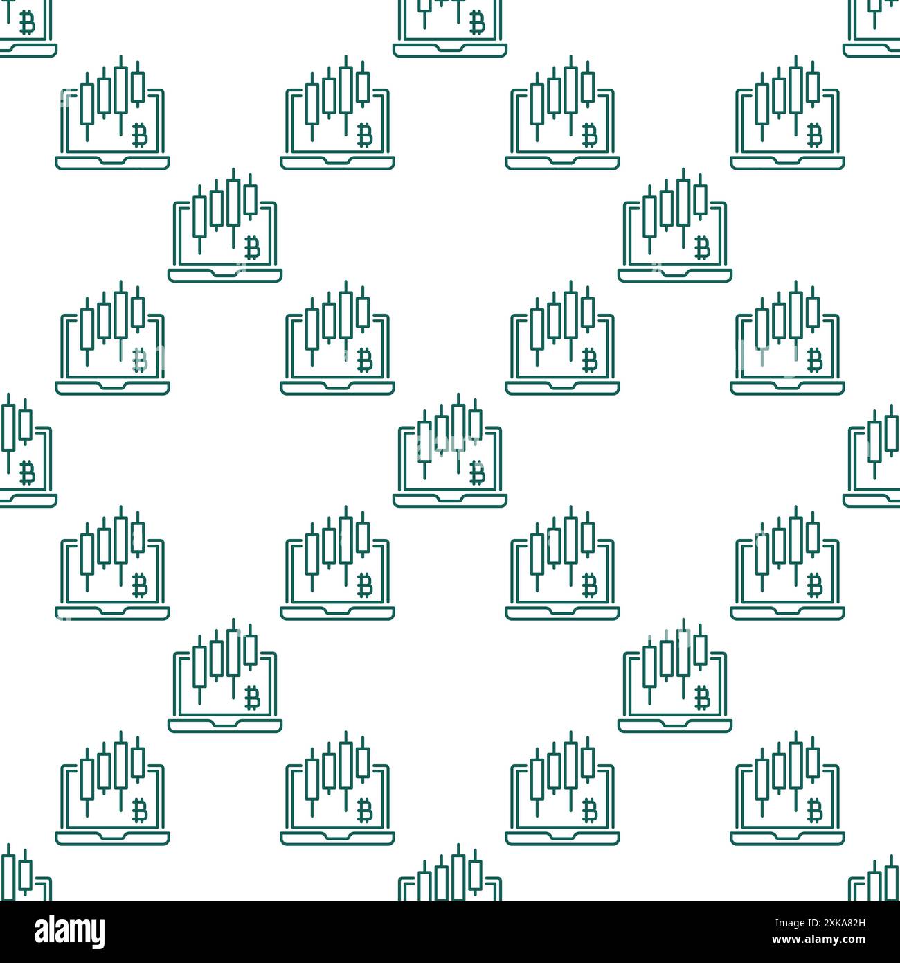 Laptop candlestick pattern chart hi-res stock photography and images ...