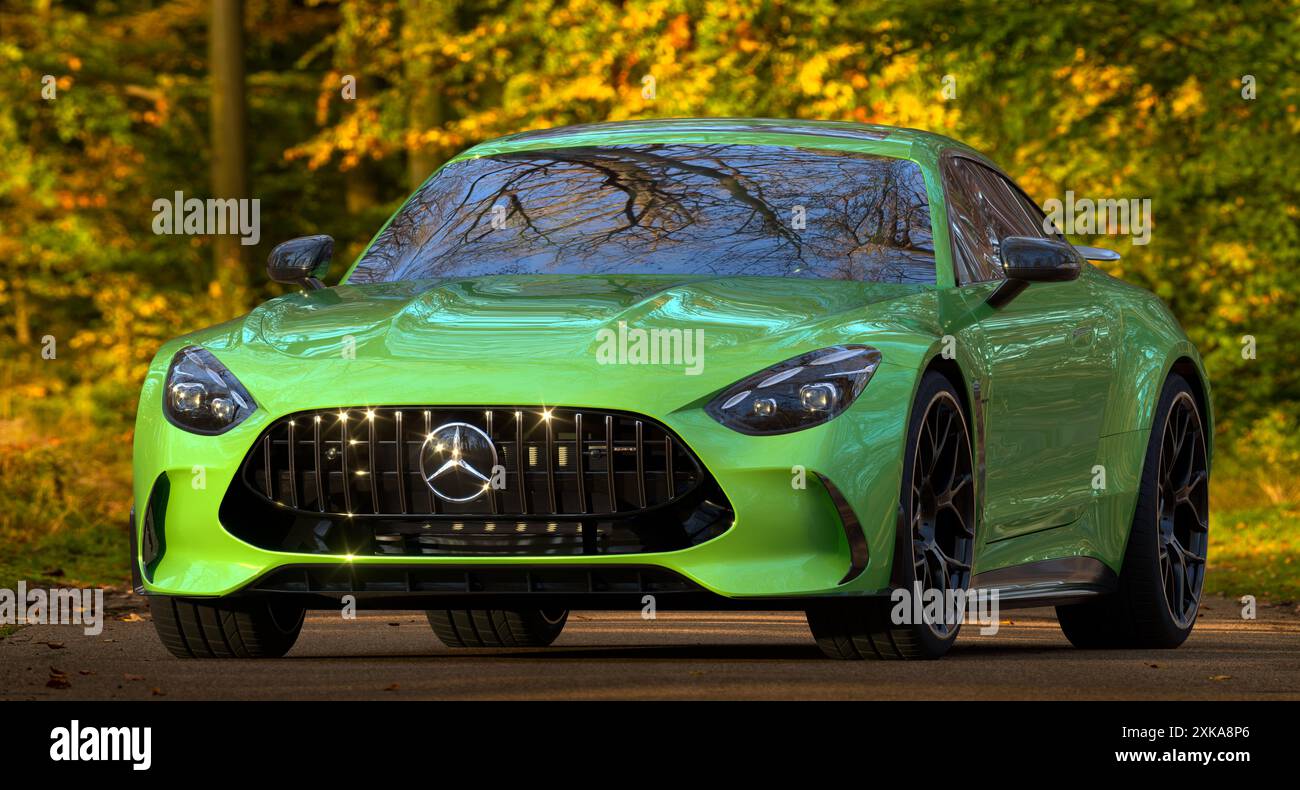 Mercedes amg gt43 coupe hi-res stock photography and images - Alamy