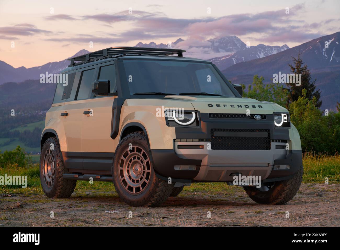 Land rover defender octa hi-res stock photography and images - Alamy